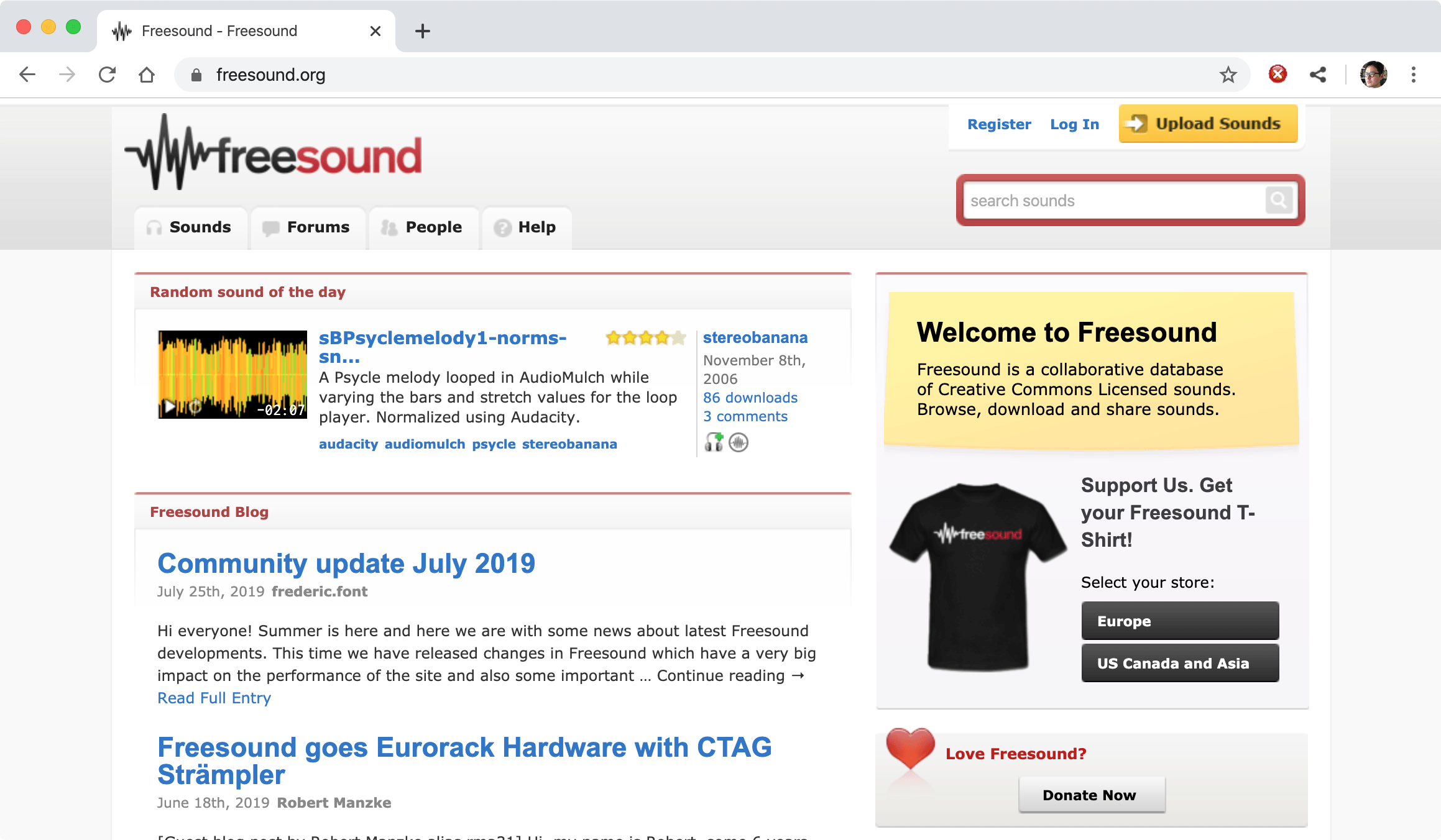 yoppa org – Sonic Pi 基本1 – サンプルを使う、乱数の利用