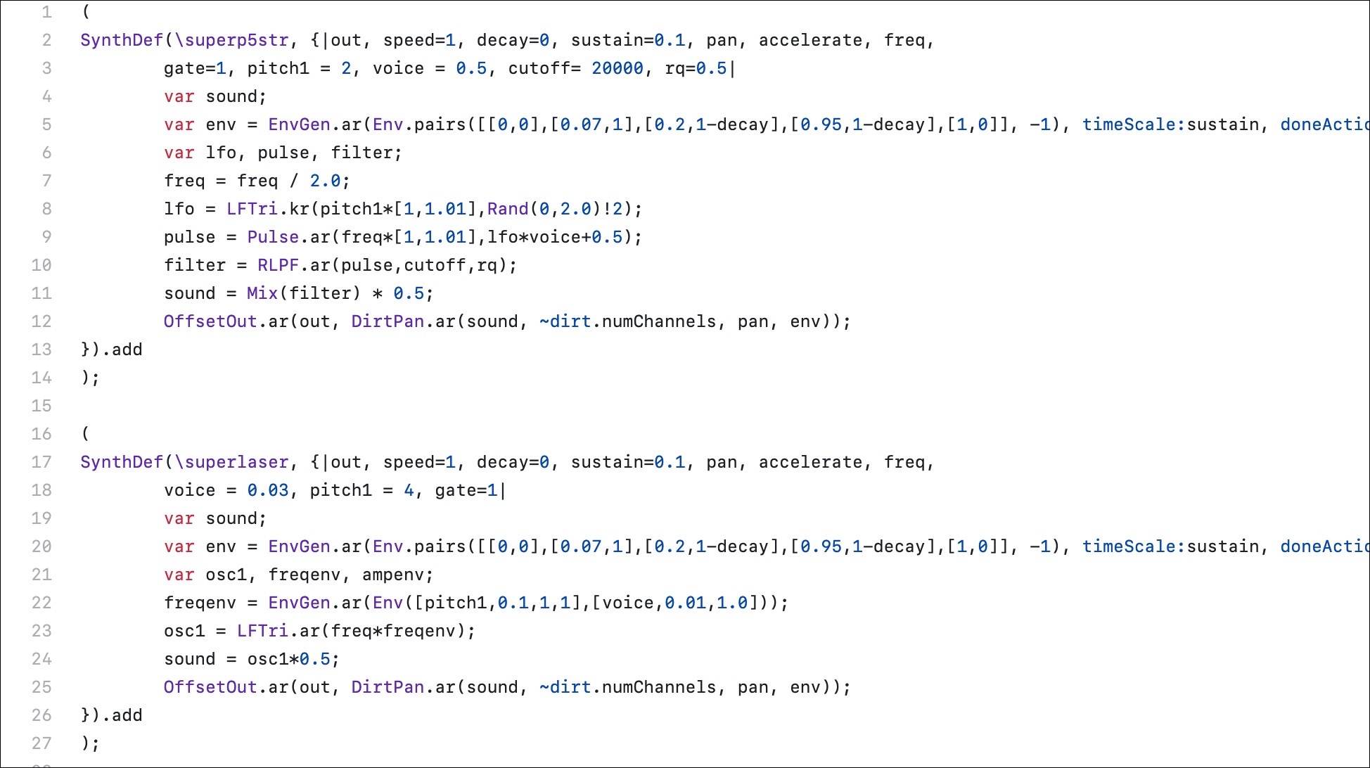 yoppa org – TidalCycles応用 3 – オリジナルの楽器を作成する