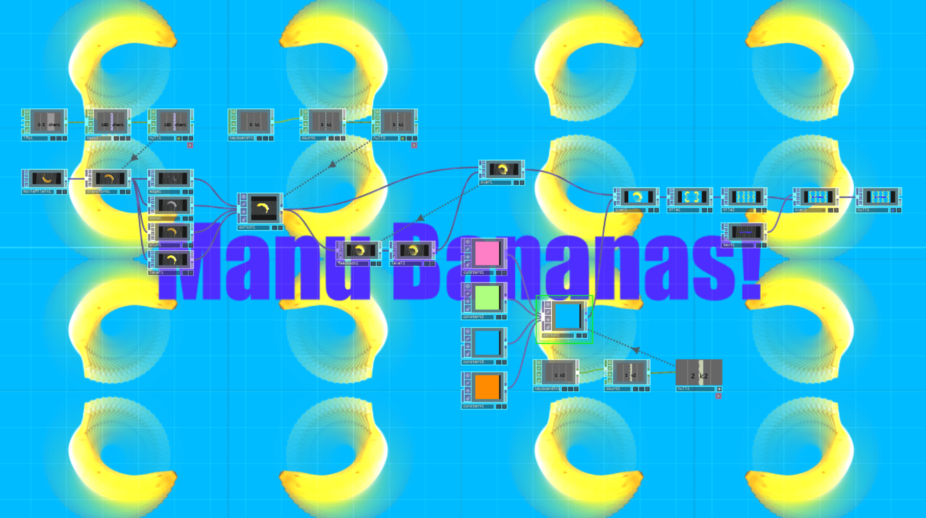 yoppa org – TouchDesigner入門(2) – 簡単な画像処理とFeedback、Switch TOPとキーボード入力